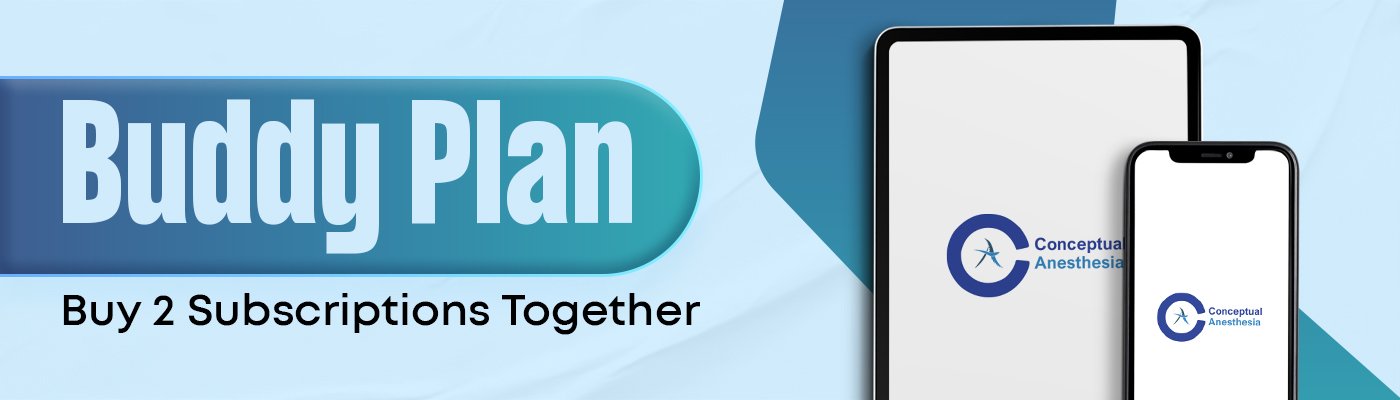 Buddy Subscription Plans - Conceptual Anesthesia