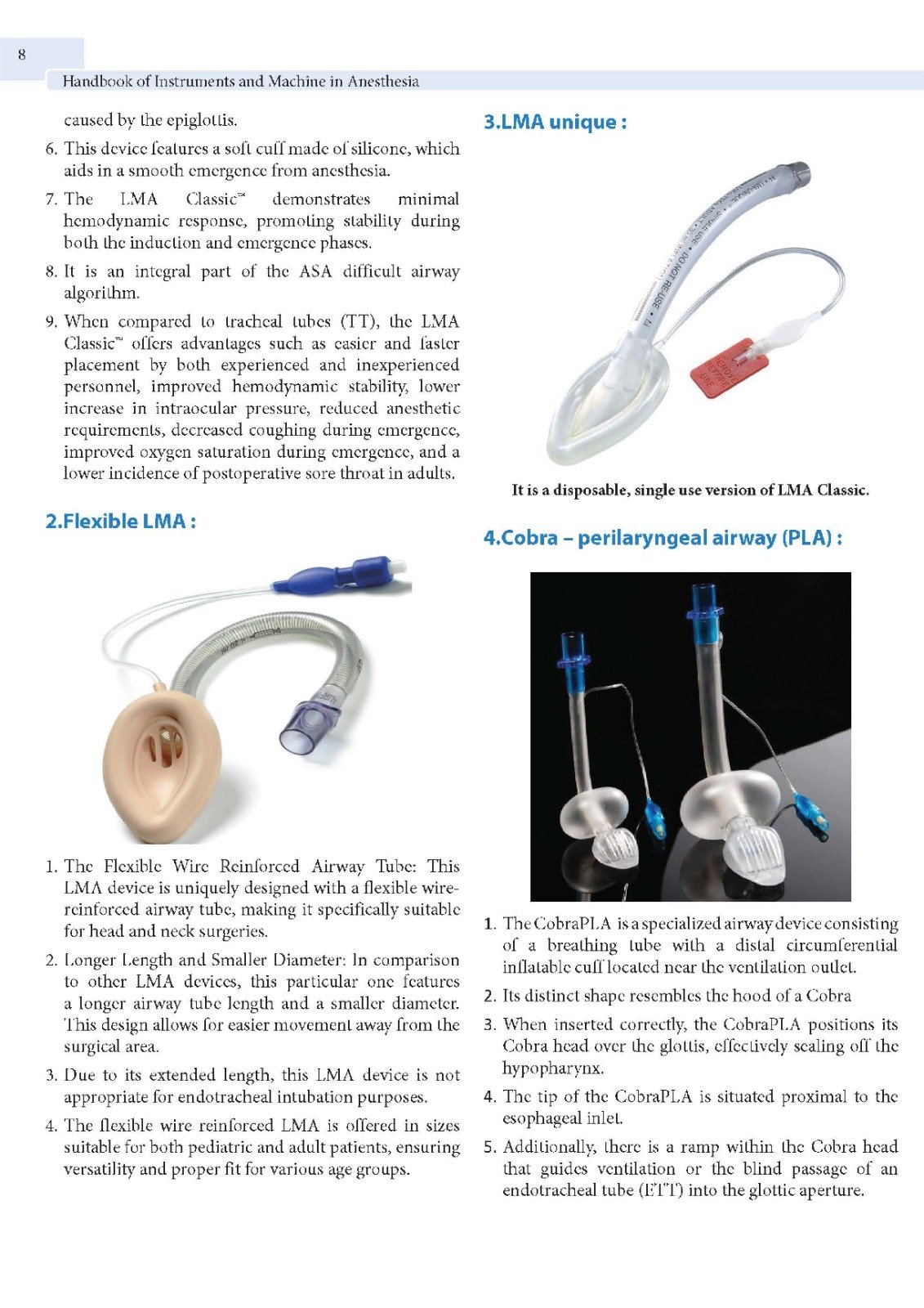 Handbook of Instruments and Machine in Anesthesia – Conceptual Anesthesia