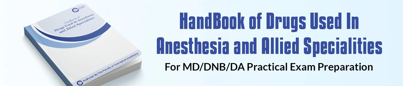 Handbook of Drugs Used in Anesthesia & Allied Specialities - Conceptual ...